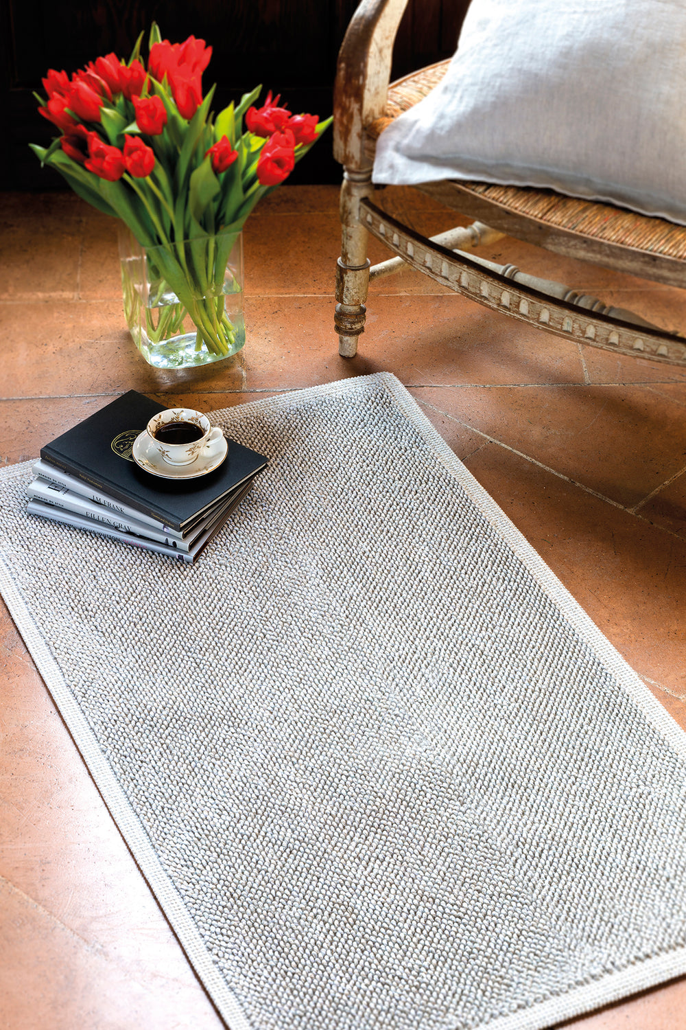 Plain cotton rug - Mastro Raphael